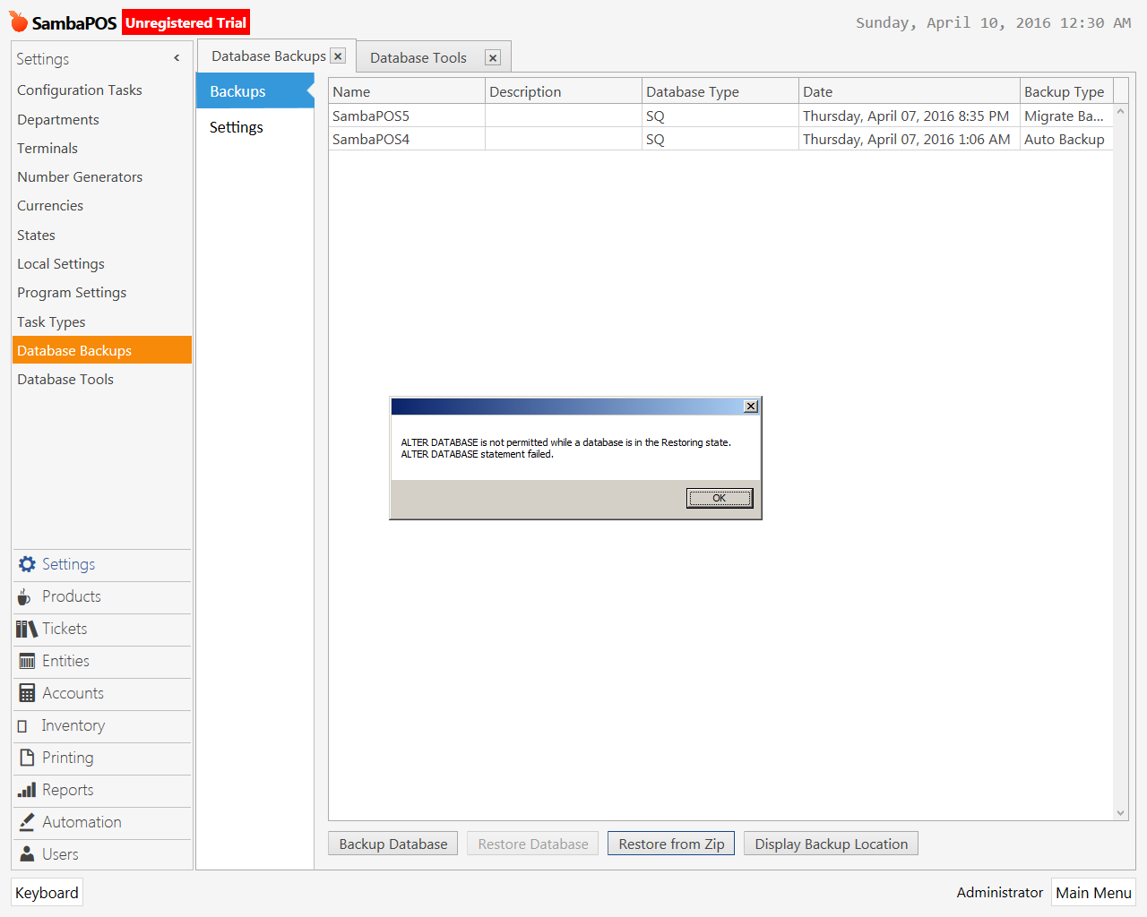 Can't migrate database to V5! - V5 Question - SambaClub Forum