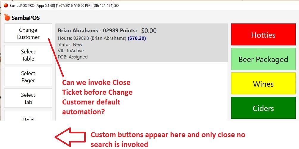 Can we close Ticket (no orders) before Change Entity - V5 Question - SambaClub Forum