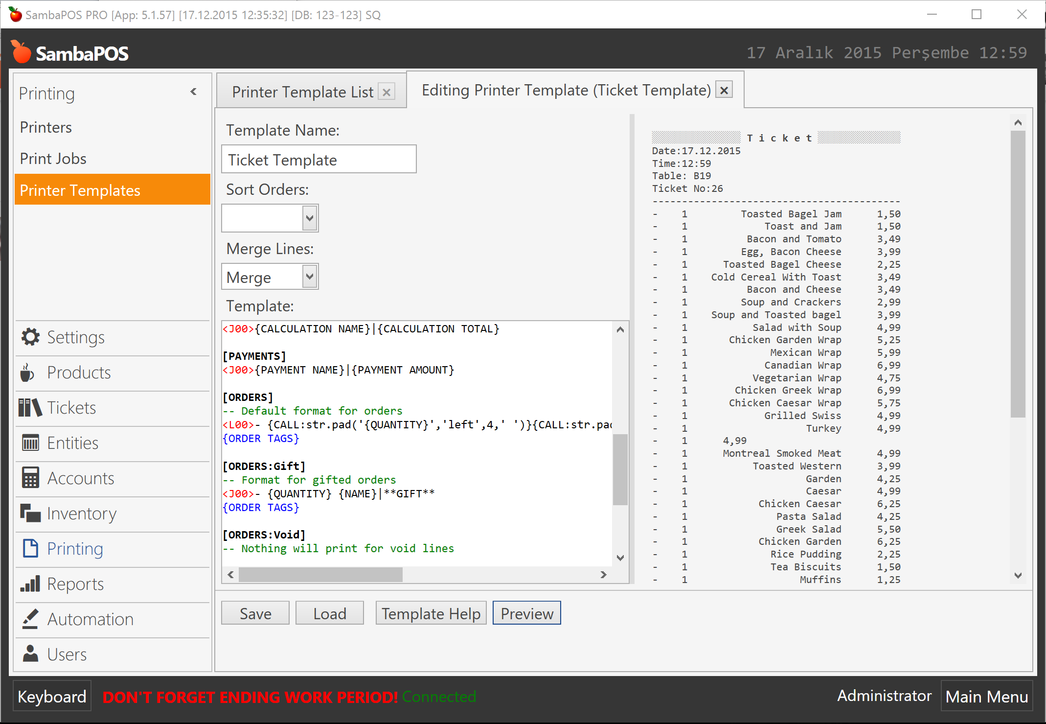 Calling script alot on ticket template causing hang - V5 Question - SambaClub Forum